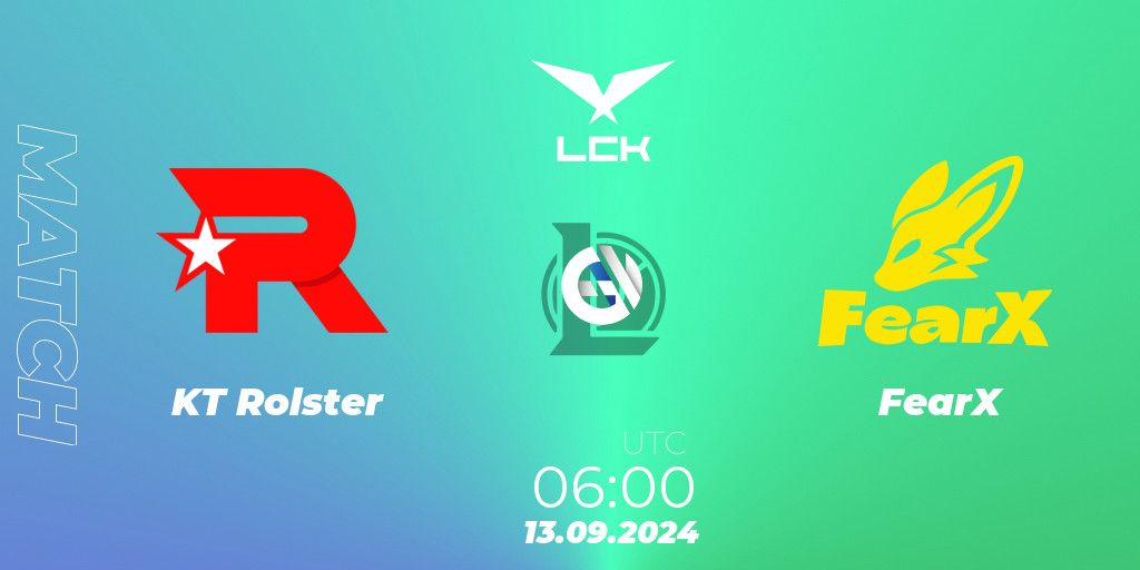 KT Rolster VS FearX LoL Bettingstips, stream och resultat på EGW☕