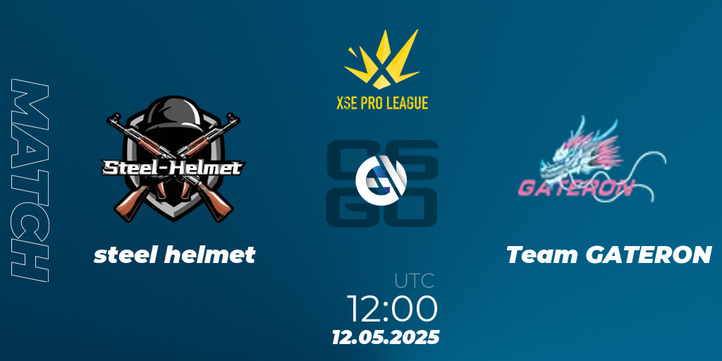 steel helmet VS Team GATERON Counter-Strike (CS2) Speltips, Stream ...