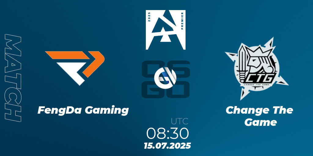 FengDa Gaming VS Change The Game Counter-Strike (CS2) Speltips, Stream, LiveScore, Resultat på EGW