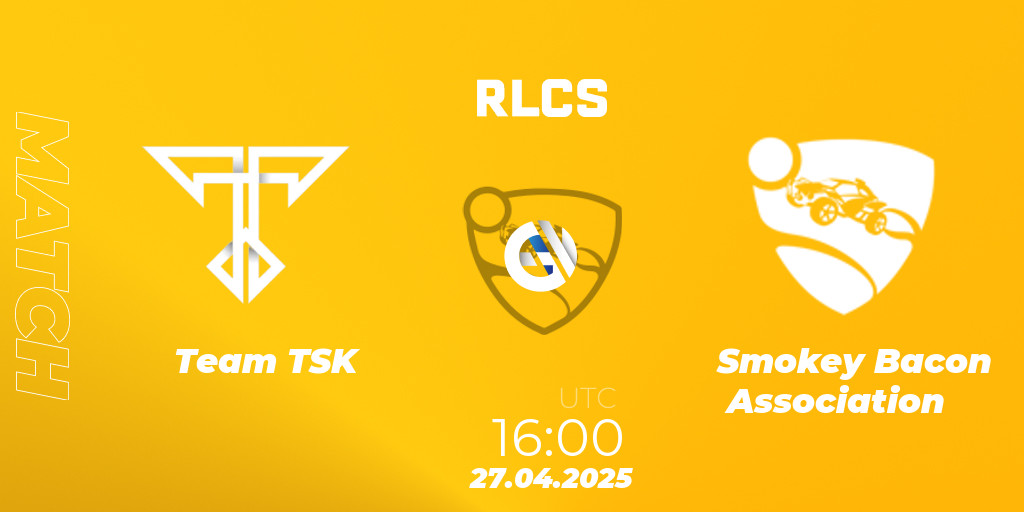 Team TSK VS Smokey Bacon Association Rocket League Bettingstips, stream och resultat på EGW☕
