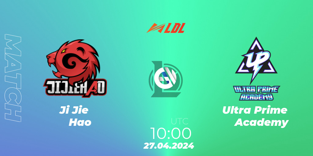 Ji Jie Hao VS Ultra Prime Academy LoL Bettingstips, stream och resultat på EGW☕