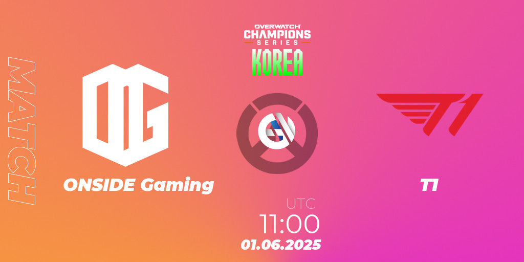 ONSIDE Gaming VS T1 Overwatch Bettingstips, stream och resultat på EGW☕