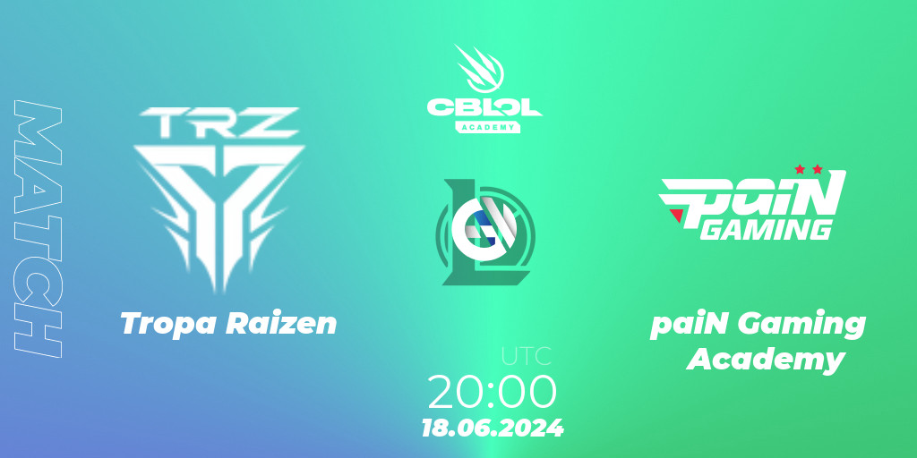 Tropa Raizen VS paiN Gaming Academy LoL Bettingstips, stream och ...