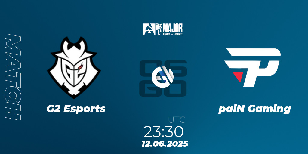 G2 Esports VS paiN Gaming Counter-Strike (CS2) Speltips, Stream ...