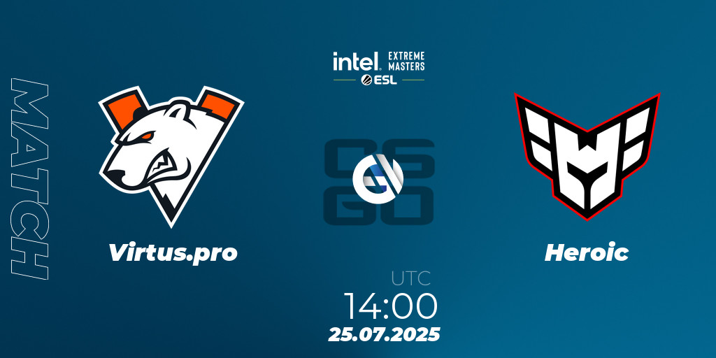 Virtus.pro VS Heroic Counter-Strike (CS2) Speltips, Stream, LiveScore, Resultat på EGW