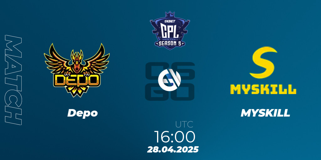 Depo VS MYSKILL Counter-Strike (CS2) Speltips, Stream, LiveScore ...