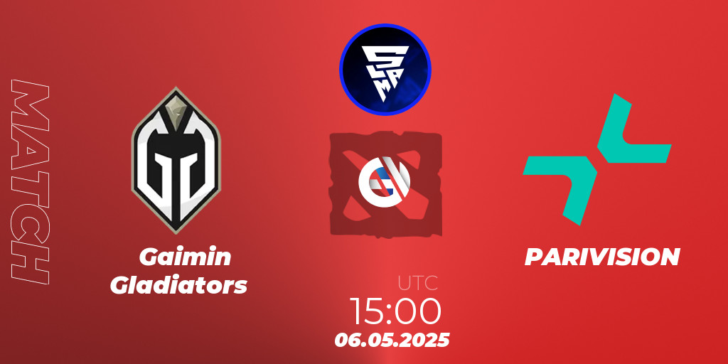 Gaimin Gladiators VS PARIVISION Dota 2 Bettingstips, stream och resultat på EGW☕