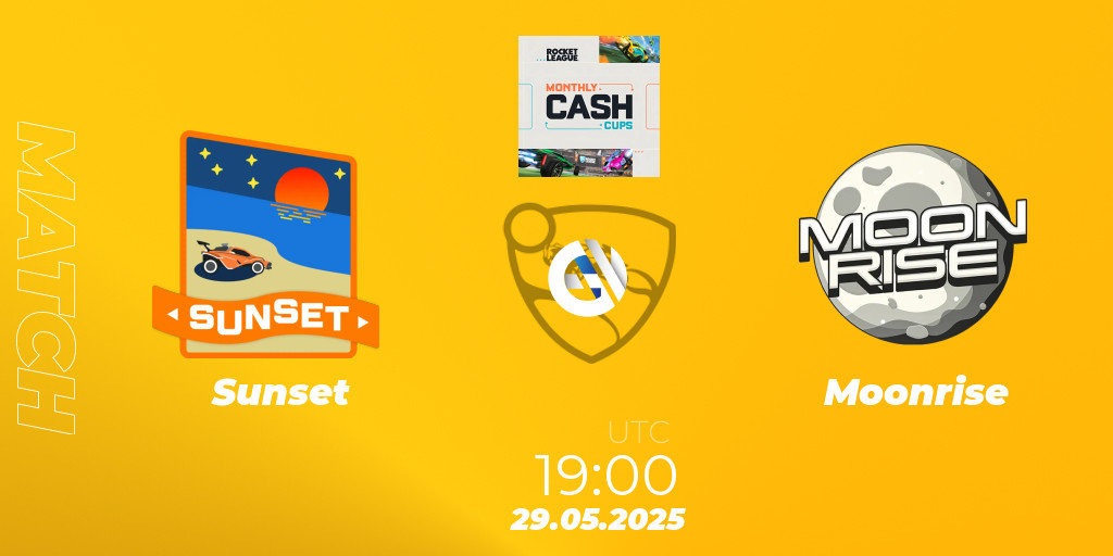 Sunset VS Moonrise Rocket League Bettingstips, stream och resultat på EGW☕