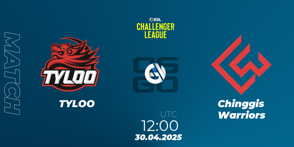 TYLOO VS Chinggis Warriors Counter-Strike (CS2) Speltips, Stream, LiveScore, Resultat på EGW