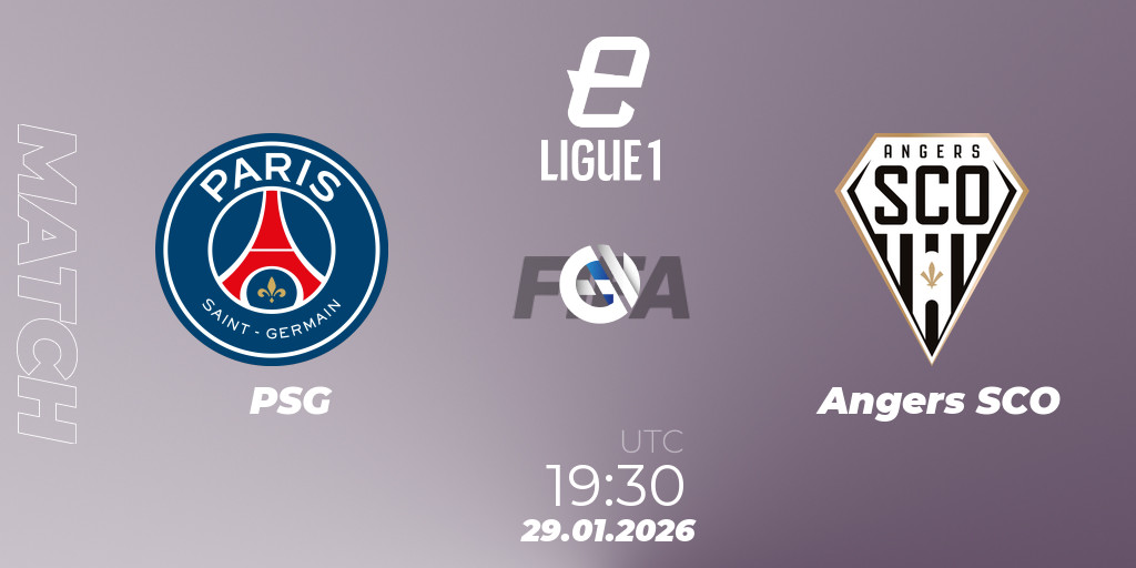 PSG VS Angers SCO EA SPORTS FC Bettingstips, stream och resultat på EGW☕