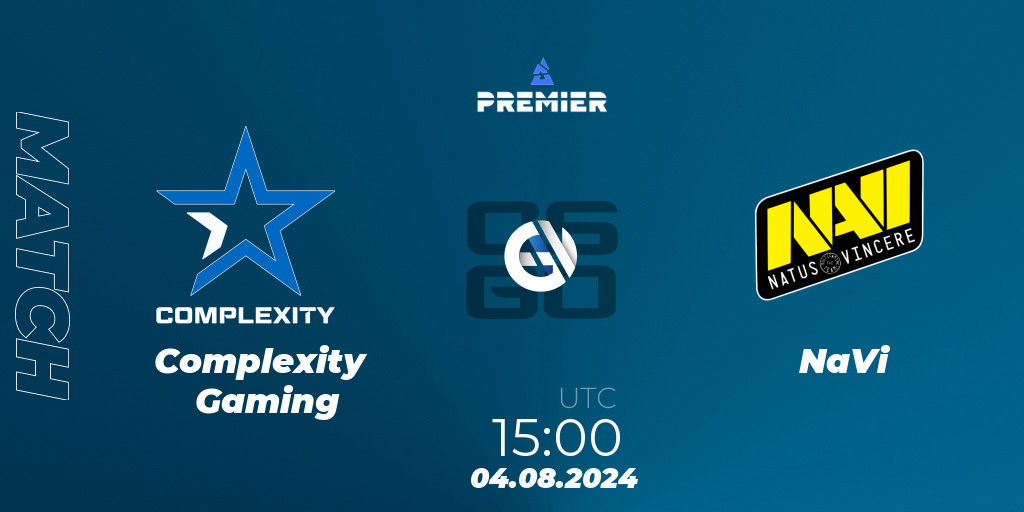 Complexity Gaming - NaVi: 04.08.2024 at 14:35. Counter-Strike (CS2) BLAST Premier Fall Groups ...