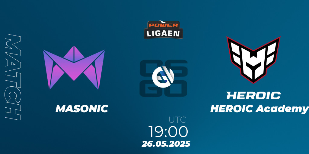 MASONIC VS HEROIC Academy Counter-Strike (CS2) Speltips, Stream ...
