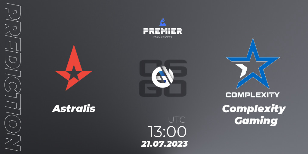Astralis vs Complexity Gaming: Match Prediction. 21.07.23, CS2 (CS:GO), BLAST Premier Fall ...