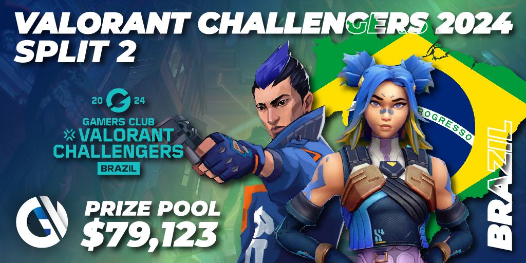 VALORANT Challengers 2024 Brazil: Split 2 🎮 VALORANT turnering 📅 Matchschema på EGamersWorld ☕