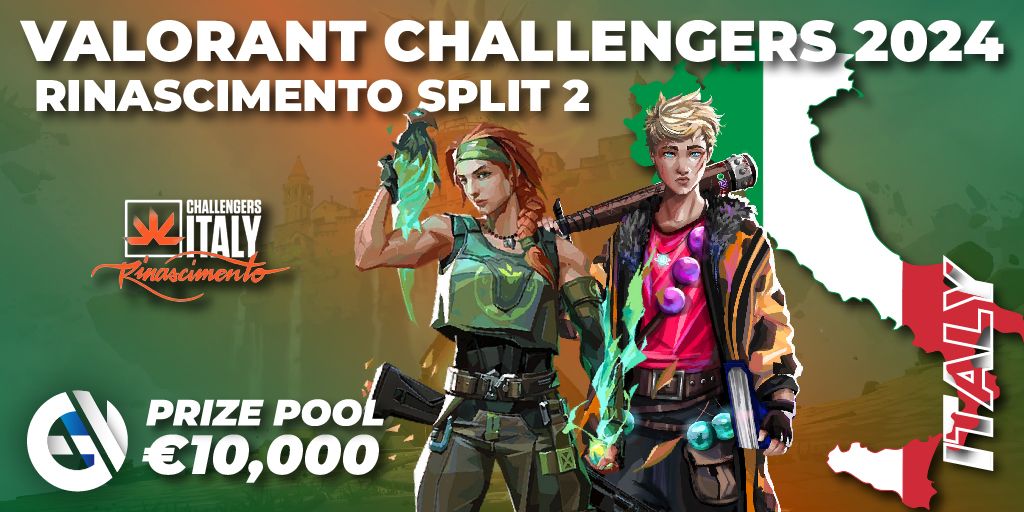 VALORANT Challengers 2024 Italy: Rinascimento Split 2 🎮 VALORANT turnering 📅 Matchschema på ...